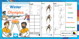 Winter Olympics Word Search - Primary Resources