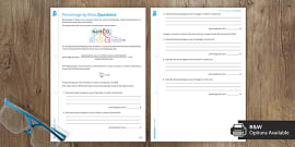 Calculating Percentage by Mass Worksheet (teacher made)