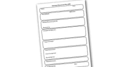 SEN Action Plan Template Adult Guidance | SEN | Australia