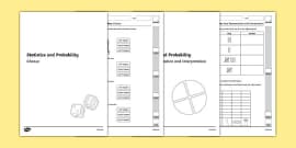 Statistics and Probability | Maths Sheets for Year 4 Pack