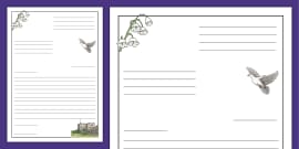Royal Writing Paper Page Borders – Writing Resource - Twinkl