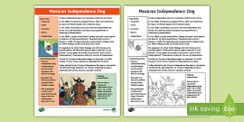 Mexican Independence Day Flag and Writing Project | Mexico