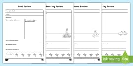 Toy Writing Frames (teacher made) - Twinkl