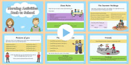 Year 4 Back to School Morning Activities PowerPoint - Twinkl