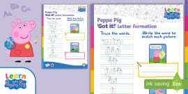 FREE! - Peppa Pig: Find and Colour Letters Activity - Twinkl
