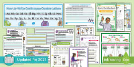 FREE! - First 100 High Frequency Cursive Writing Practice Sheets