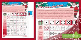 Roll a Reindeer Dice Game (teacher made) - Twinkl