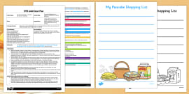 Pancake Shopping List Templates (teacher made) - Twinkl