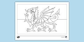 Printable Flags of Scotland - Colouring Page (teacher made)