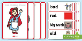 Little Red Riding Hood Animation Sequencing Cards