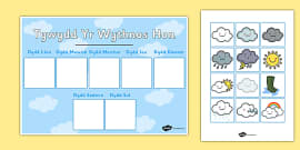 Weekly Weather Recording Chart (teacher made)