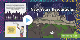 New Year’s Resolutions PowerPoint | Twinkl Learning Resource