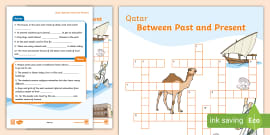 Qatar Between Past and Present Display Posters - Twinkl