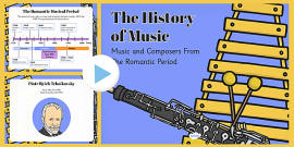 History of Music Timeline (teacher made)