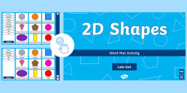 2D Shape Aliens Interactive Labelling Activity | Twinkl Go!