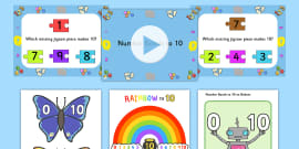 Number Facts to 10 Part Whole Worksheet / Activity Sheets