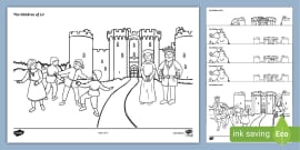 The Children of Lir Lined Storyboard Template (teacher made)