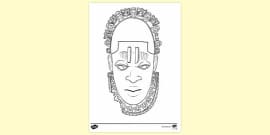 KS2 Benin Sketching Art Activity