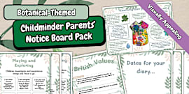 EYFS 2021 Curriculum Information Board for Parents Display Pack