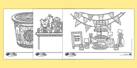 FREE! - BBC Children in Need Coloring Pages (Teacher-Made)
