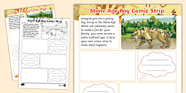 Vikings Finish the Comic Strip Worksheet (teacher made)
