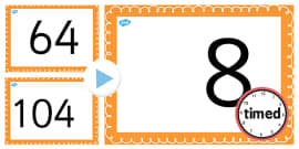 Counting in 8s Display Poster (teacher made) - Twinkl