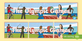 Olympic Sports Bulletin Board Borders (Hecho por educadores)