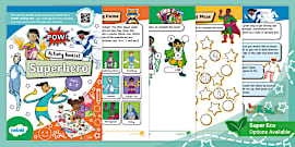 Superheroes Activity Booklet (Ages 3 - 5) (teacher made)