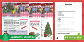 Christmas Reading Passages 4th Grade | Twinkl USA - Twinkl