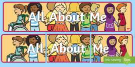 We All Fit Together Banner - affirmation, positive environment, character