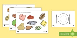 Healthy Eating Lunch Activity (teacher made)