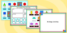 2D Shape Activity English/Afrikaans (teacher made) - Twinkl