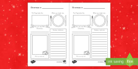 Christmas Around the World Doodle Colouring Pages - Twinkl