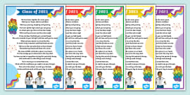 Leaving School Poem - Year 6 Leavers - End of Year Resources