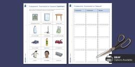 Translucent, Transparent, or Opaque for Kids PowerPoint