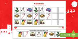 Christmas Designs - Worksheet -Teacher made (Teacher-Made)