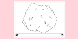 FREE! - Rocks Colouring Sheet | Colouring Sheets - Twinkl
