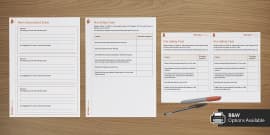 Bonfire Fire Triangle Worksheet (Teacher-Made)