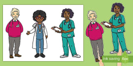 Doctor's Surgery Flash Cards - ESL Role Play Resources