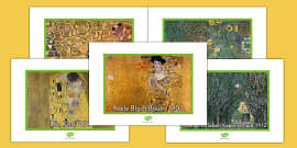 Gustave Klimt Art Activity (teacher made) - Twinkl