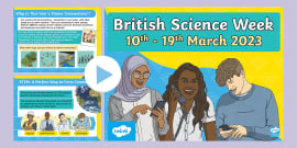 👉 British Science Week Banner (teacher made) - Twinkl