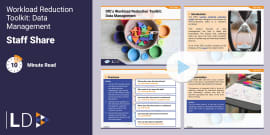 Workload Reduction Toolkit - Planning and Resourcing