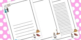 FREE! - Running Shoes Page Border | Page Borders - Twinkl