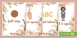 Boho Neutral Class Rules Poster (teacher made) - Twinkl