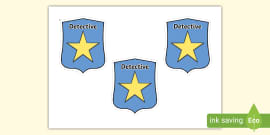Role Play Detective ID Badge (teacher made) - Twinkl