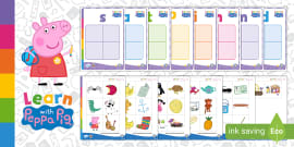 FREE! - Peppa Pig Worksheets | Letter Formation | Learn with Peppa