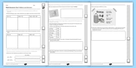 Year 4 Maths Assessment Pack: Term 1 (teacher made)