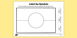 aboriginal flag meaning worksheet