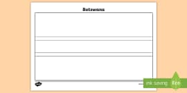 KS1 Botswana Fact File (teacher made) - Twinkl