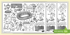 Men s Football World Cup Doodle Colouring Pages Twinkl Men s Football World Cup Doodle Colouring Pages Twinkl